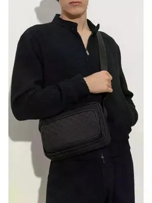 Emporio Armani Logo-jacquard Shoulder Bag