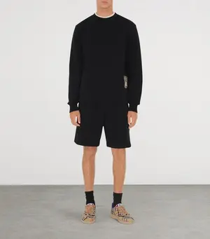 Burberry Cotton Jersey Shorts - Black
