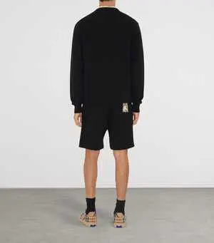 Burberry Cotton Jersey Shorts - Black
