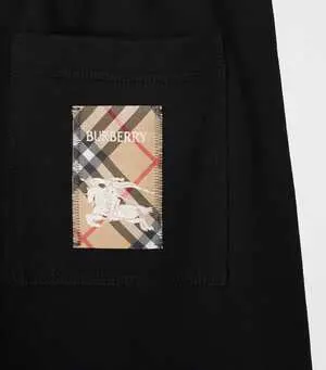 Burberry Cotton Jersey Shorts - Black