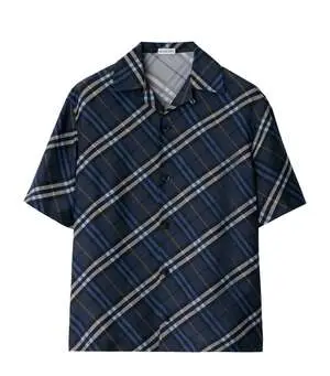 Men's Burberry Navy Shirts