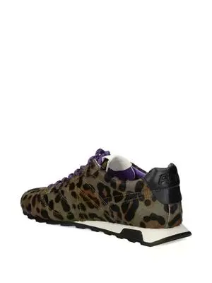 Ash Leopard-print Lace-up Sneakers