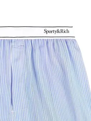 Sporty & Rich Striped Boxer Shorts - Blue