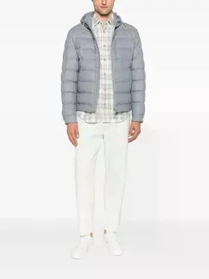 Eleventy Quilted Hooded Jacket