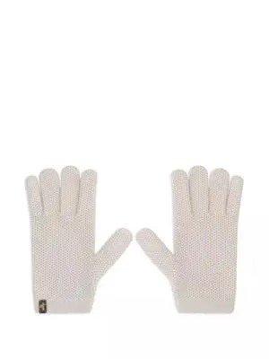 MOORER Knitted Cashmere Gloves - Neutrals