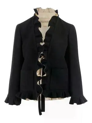 Valentino Garavani Ruffle Detailed Jacket