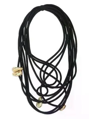 MARIA CALDERARA Multiple-strands Necklace - Black