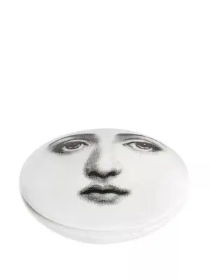 FORNASETTI Face-print Round Box