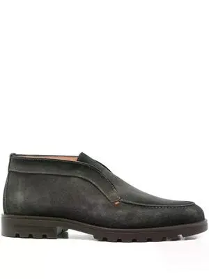 Santoni Textured Boots For Men