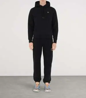 Burberry Cotton Knight Stamp Sweatpants - Black
