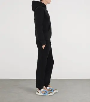 Burberry Cotton Knight Stamp Sweatpants - Black