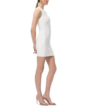 Herve Leger The Julie Dress - Alabaster
