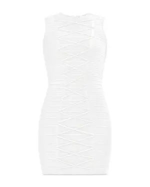 Herve Leger The Julie Dress - Alabaster