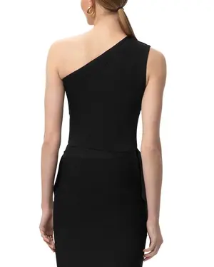 Herve Leger Betty One-shoulder Top