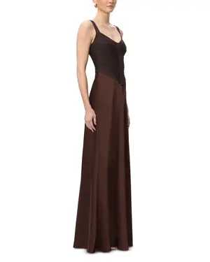 Herve Leger The Samantha Gown - Walnut