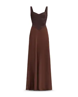 Herve Leger The Samantha Gown - Walnut