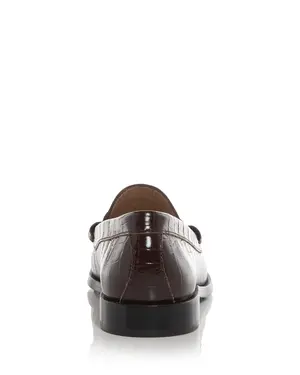 STUART WEITZMAN Embossed Loafers