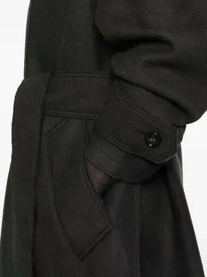 AMI Paris Virgin Wool Single-breasted Coat