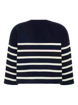 Max Mara Striped Rib-knit Sweater