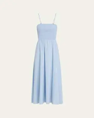 Rag & Bone Hallie Poplin Midi Dress