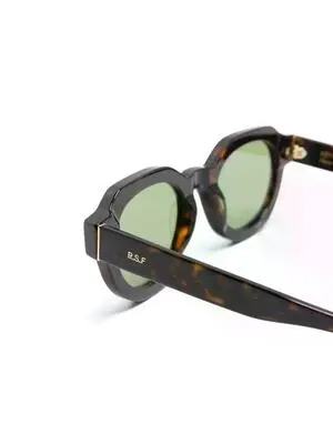 RETROSUPERFUTURE Vostro Oval-frame Sunglasses - Brown