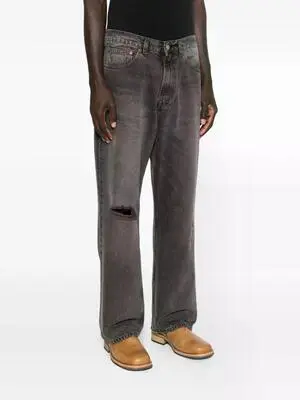 Our Legacy Third Cut Distressed-detail Jeans - Grey