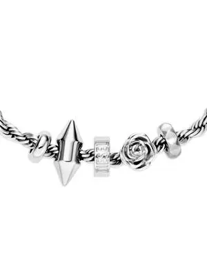 DIESEL® Rope-chain Charm Bracelet