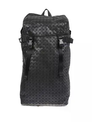 Issey Miyake Geometric-pattern Backpack - Black