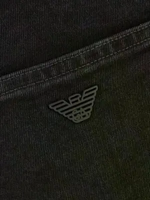 Emporio Armani Logo-plaque Jeans - Grey