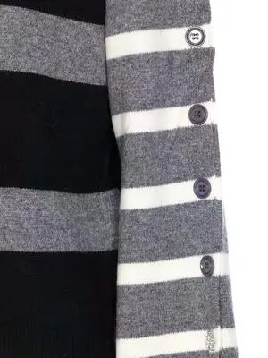 Liu Jo Striped Wool Sweater - Grey