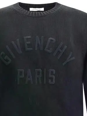 Givenchy Embossed-logo Crew-neck Sweater