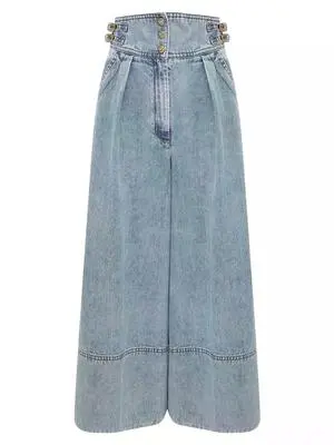 Zimmermann High-waist Wide Leg Cullotes