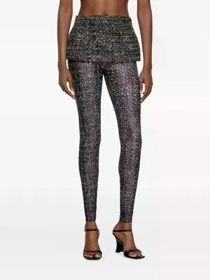 DIESEL® P-hour Textured-panelled Leggings