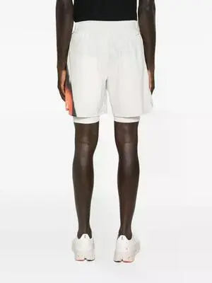 Y3 Abstract-print Performance Shorts