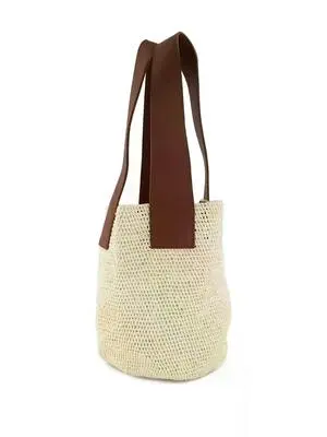 SENSI STUDIO Mini El Varejo Woven Straw Shoulder Bag - Neutrals