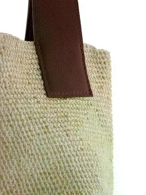 SENSI STUDIO Mini El Varejo Woven Straw Shoulder Bag - Neutrals