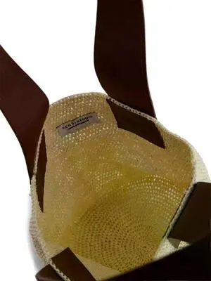 SENSI STUDIO Mini El Varejo Woven Straw Shoulder Bag - Neutrals