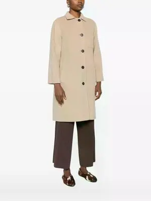 Max Mara Patch-pocket Button Coat