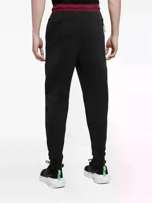 Nike Tech Fleece Panelled Track Pants - Red
