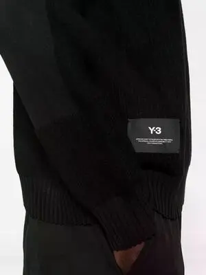 Y3 Ribbed Crew-neck Sweater