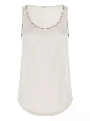 Brunello Cucinelli Curved Hem Camis Tanks For Women