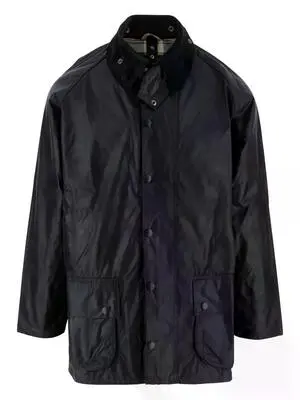 Barbour Corduroy-collar Coat - Blue