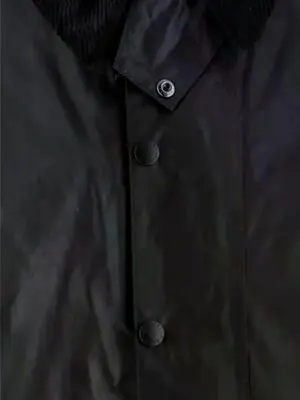 Barbour Corduroy-collar Coat - Blue