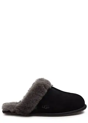 UGG Scuffette Ii Suede Slippers - Black Grey