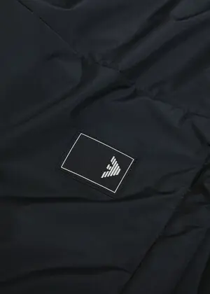 Emporio Armani Travel Hooded Nylon Jacket - Navy