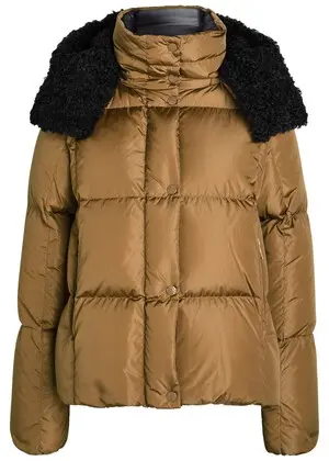 Moncler Castelnou Quilted Hooded Shell Jacket