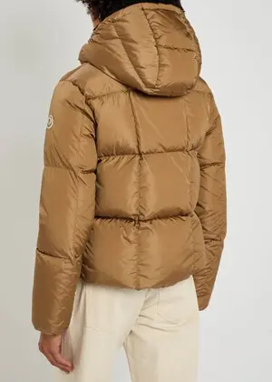 Moncler Castelnou Quilted Hooded Shell Jacket
