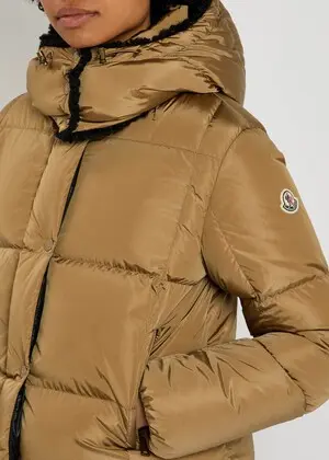Moncler Castelnou Quilted Hooded Shell Jacket