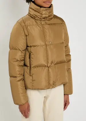 Moncler Castelnou Quilted Hooded Shell Jacket