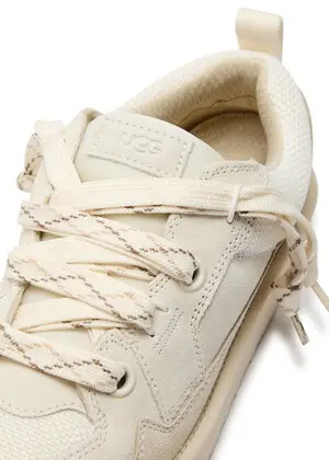 UGG Lowmel Quilted Suede Sneakers - Natural